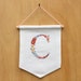 Machine Embroidery LETTER C Uppercase 3"/7,5 Cm Dainty Floral Font ...