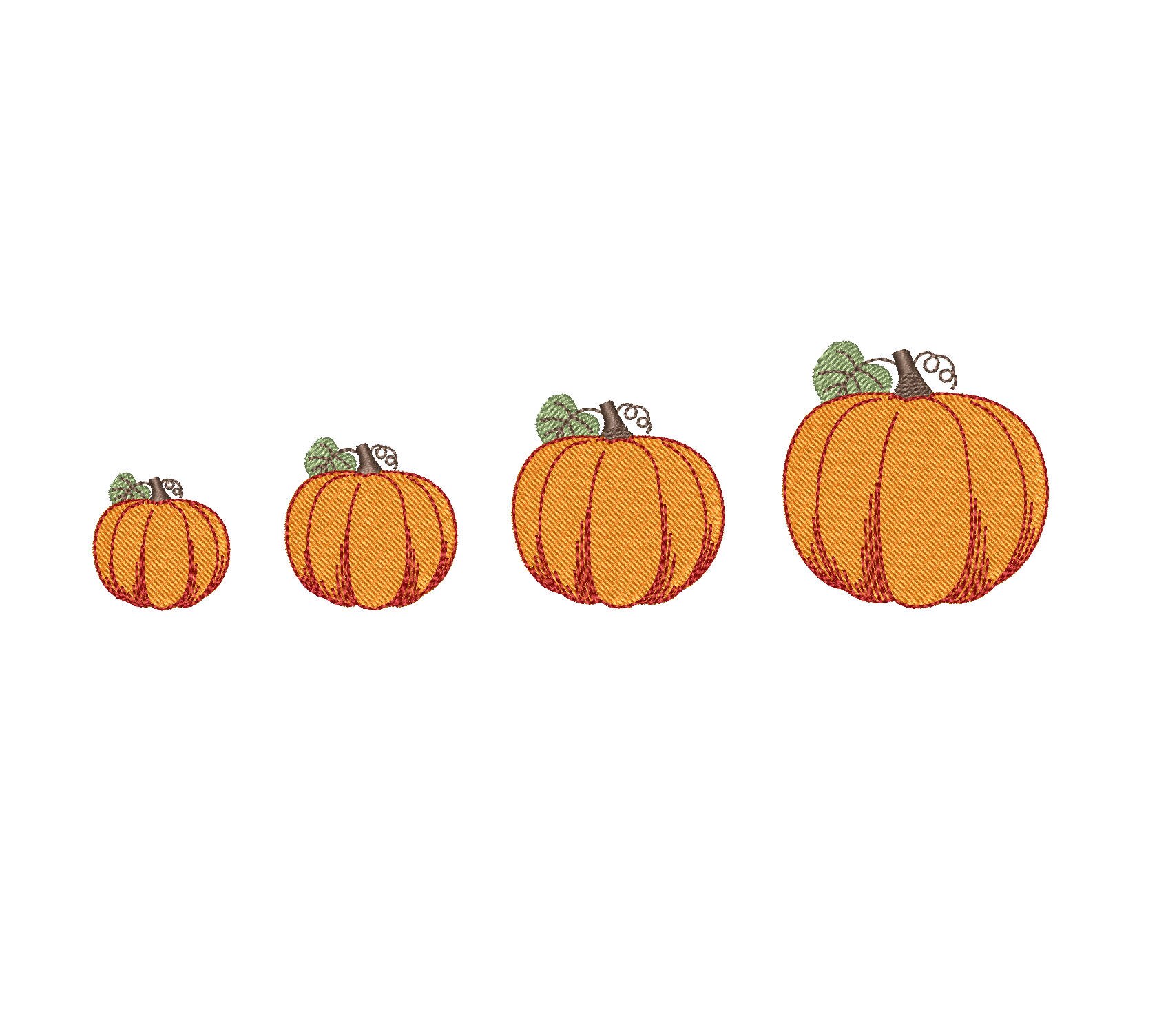 Mini Pumpkin Machine Embroidery Design. Small Thanksgiving | Etsy