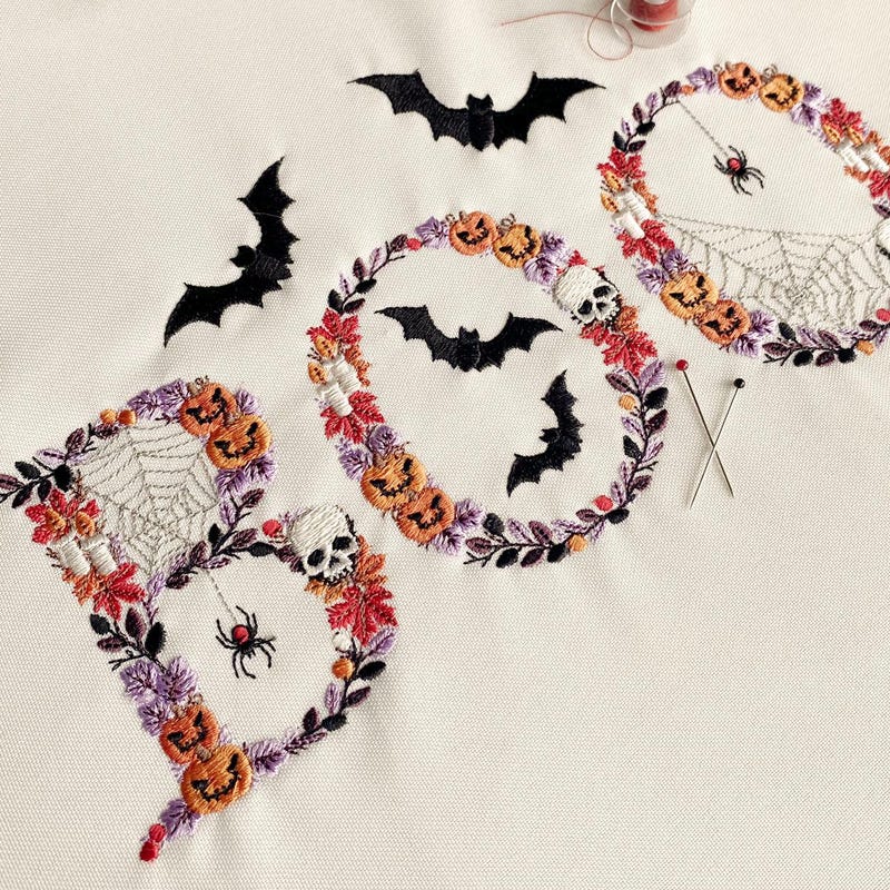 Boo Machine Embroidery - Etsy
