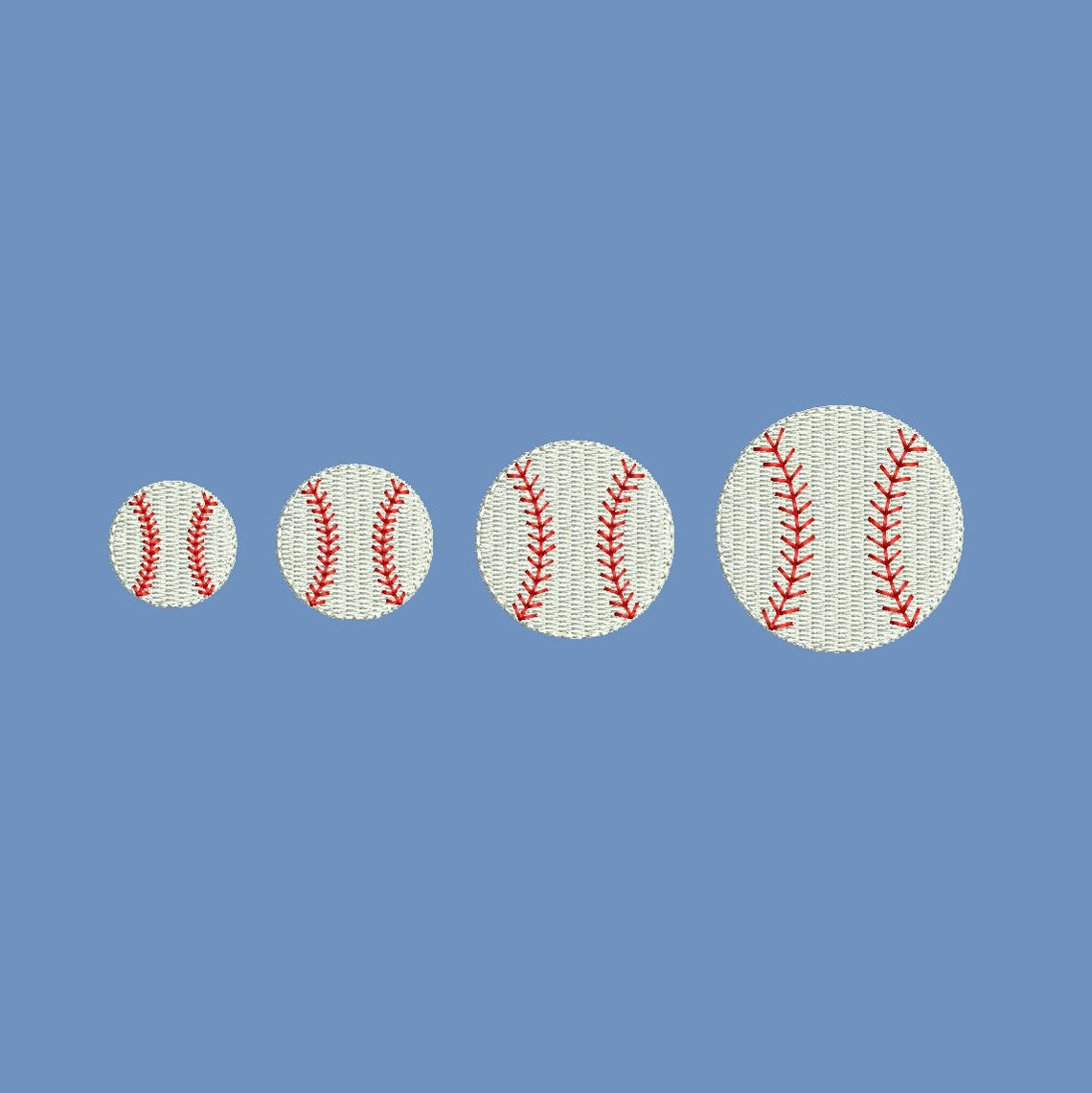Baseball Mini Machine Embroidery Design. 4 Sizes. Instant Download - Etsy