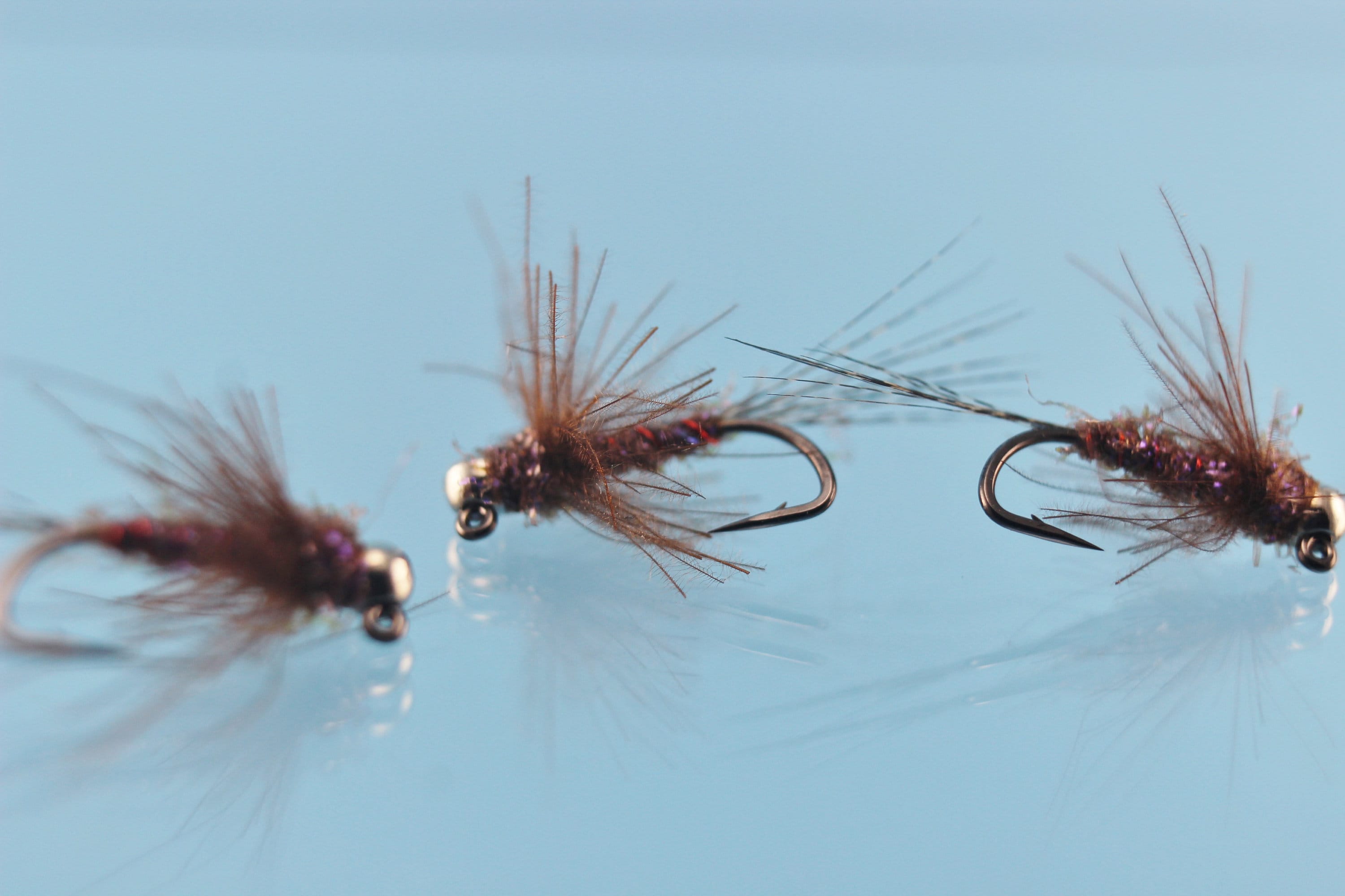 Duracell Jig fly 3 pack nymph flies barbless fly hand | Etsy