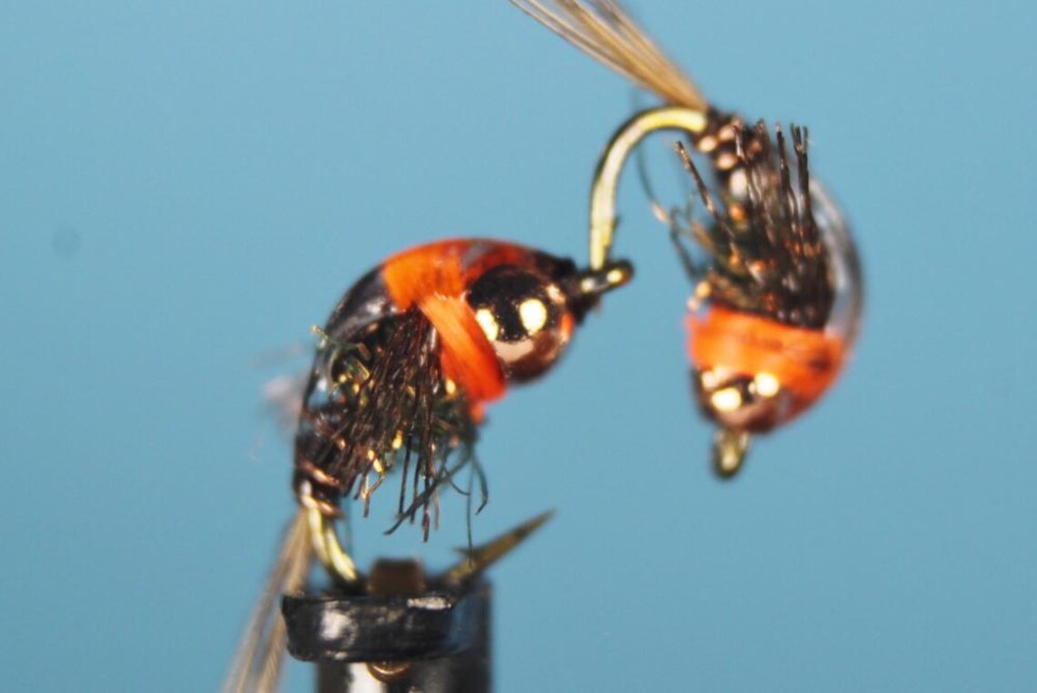 Radiation Baetis nymph 3 pack hand tied flies fly fishing | Etsy