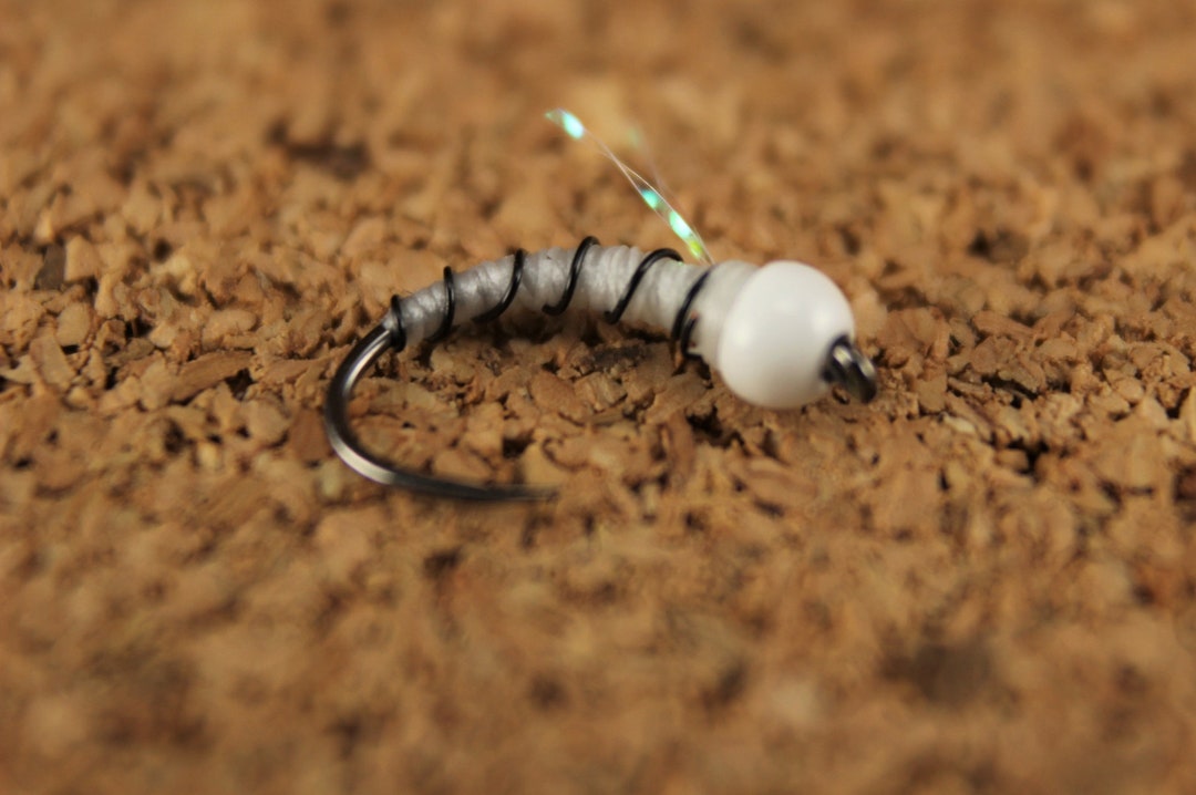 Ghost Zebra Midge, Barbless or Barbed Midge Fly, Trout Flies, 3-pack - Etsy