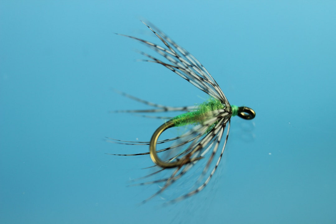 Lime Sherbet Soft Hackle, (3 Pack) Spider Fly, Barbed or Barbless Hooks ...