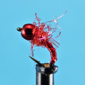 Tungsten Blood Midge, 3 Pack Midge Flies - Etsy