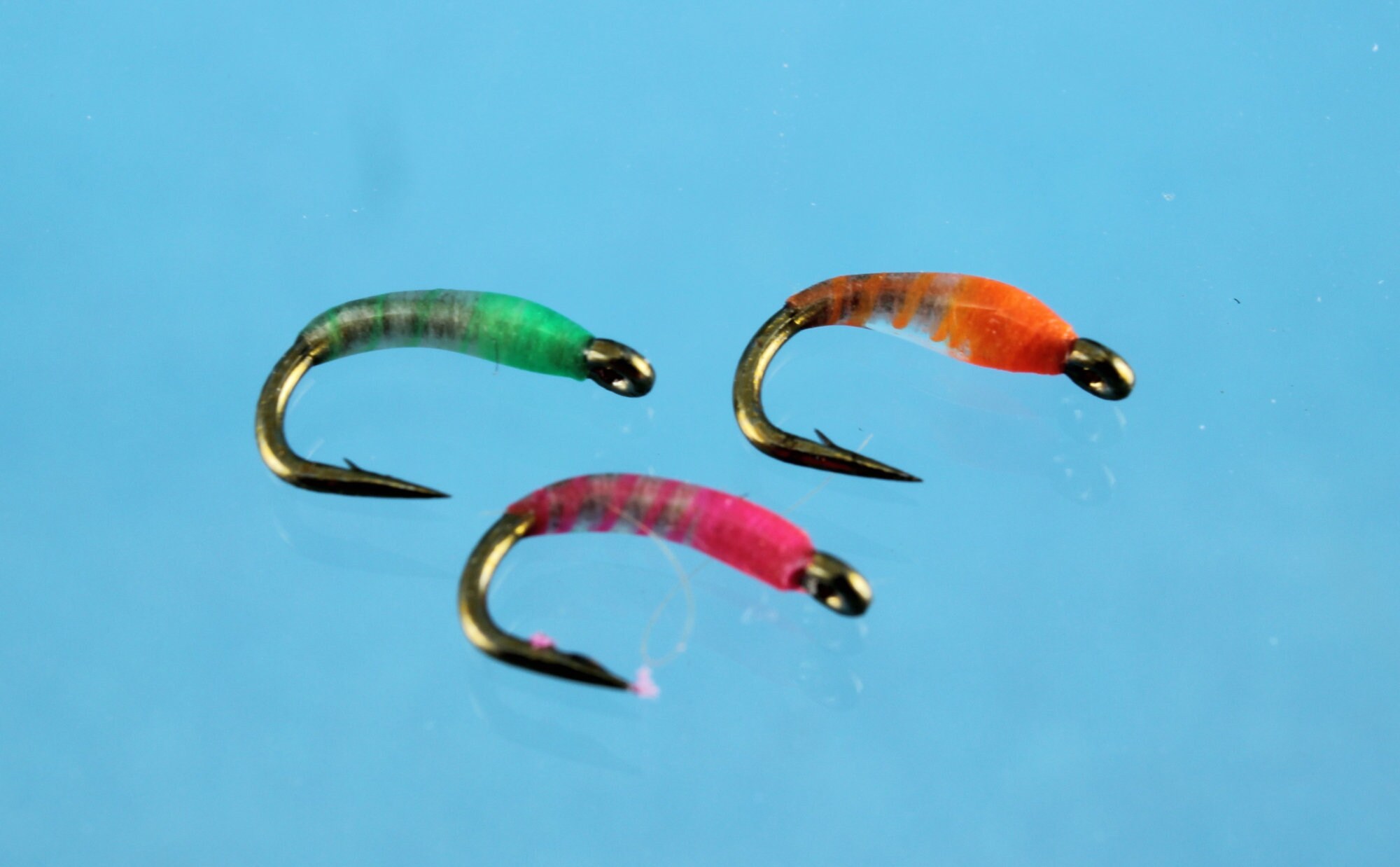 Neon Nightmare Midge 3 Pack Hand Tied Flies Fly Fishing - Etsy Sweden