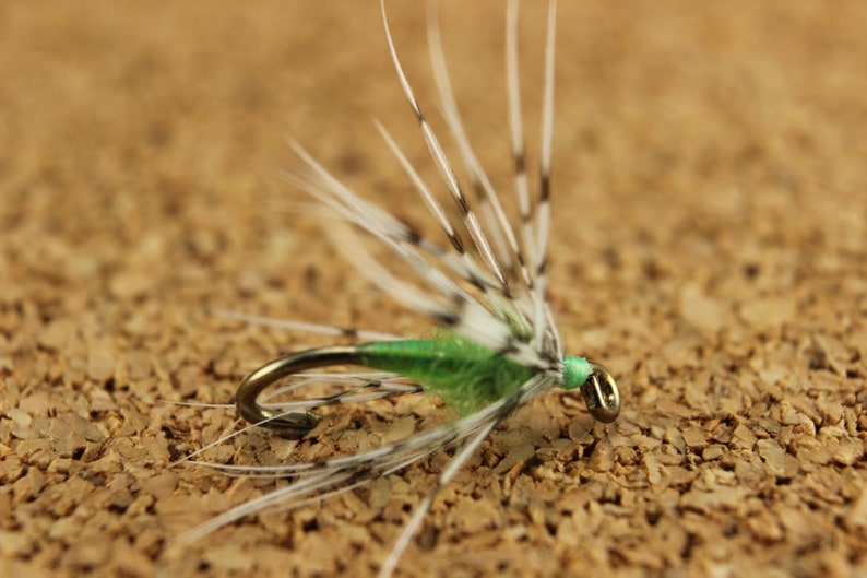 Lime Sherbet Soft Hackle 3 Pack Spider Fly Partridge Fly | Etsy