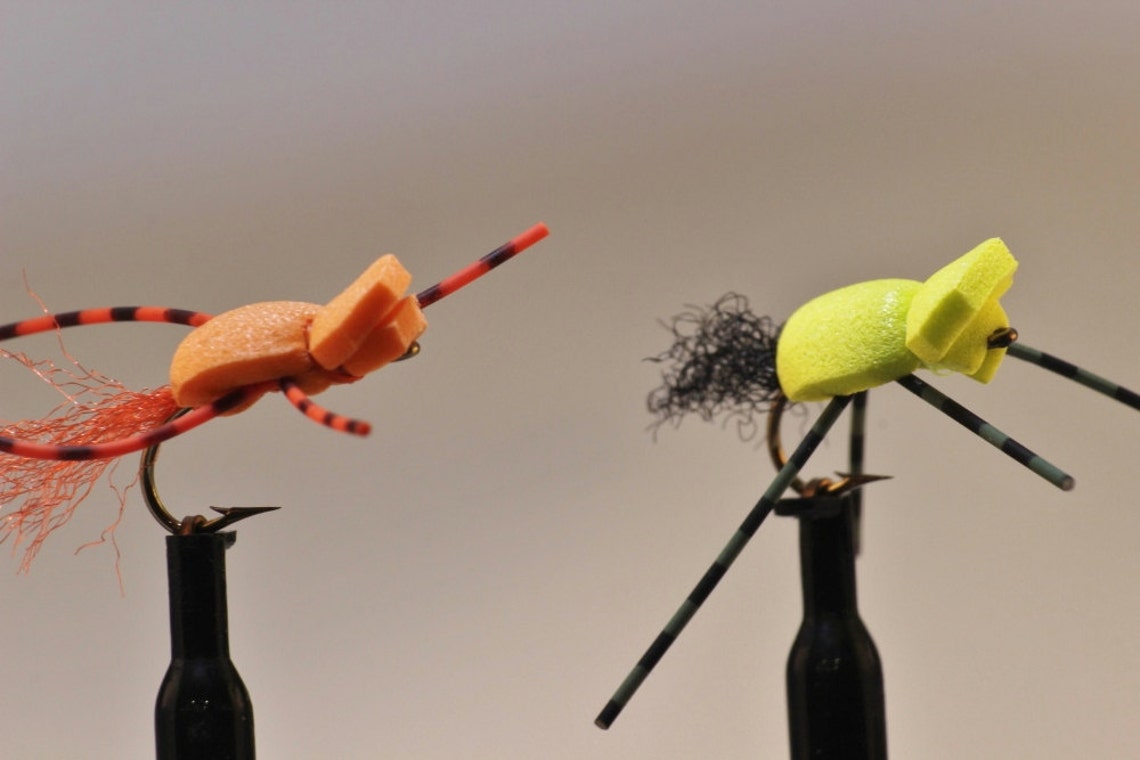 Gurgle Pop Flies 3 Pack Panfish Flies Fly Fishing Flies - Etsy