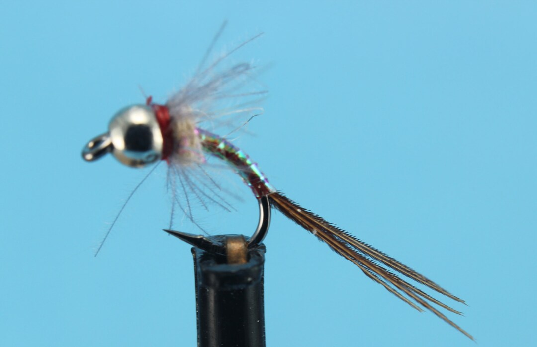 CDC Rainbow Warrior, 3 Pack Flies, Barbed or Barbless Hooks, Nymphs - Etsy