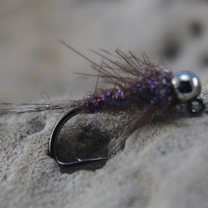 Duracell Jig Fly, (3 Pack) Nymph Flies, Barbless Fly, Hand Tied Flies ...
