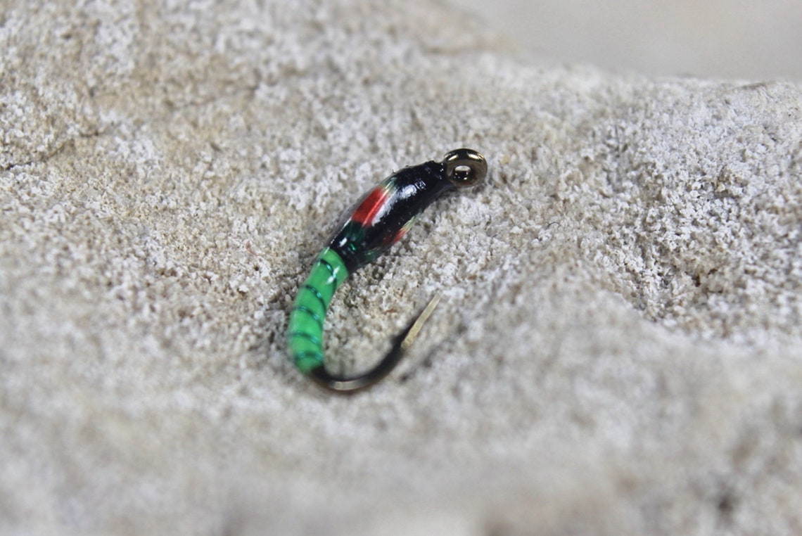 Glo-brite Traffic Light Buzzer Flies 3 Packbuzzers Midge | Etsy