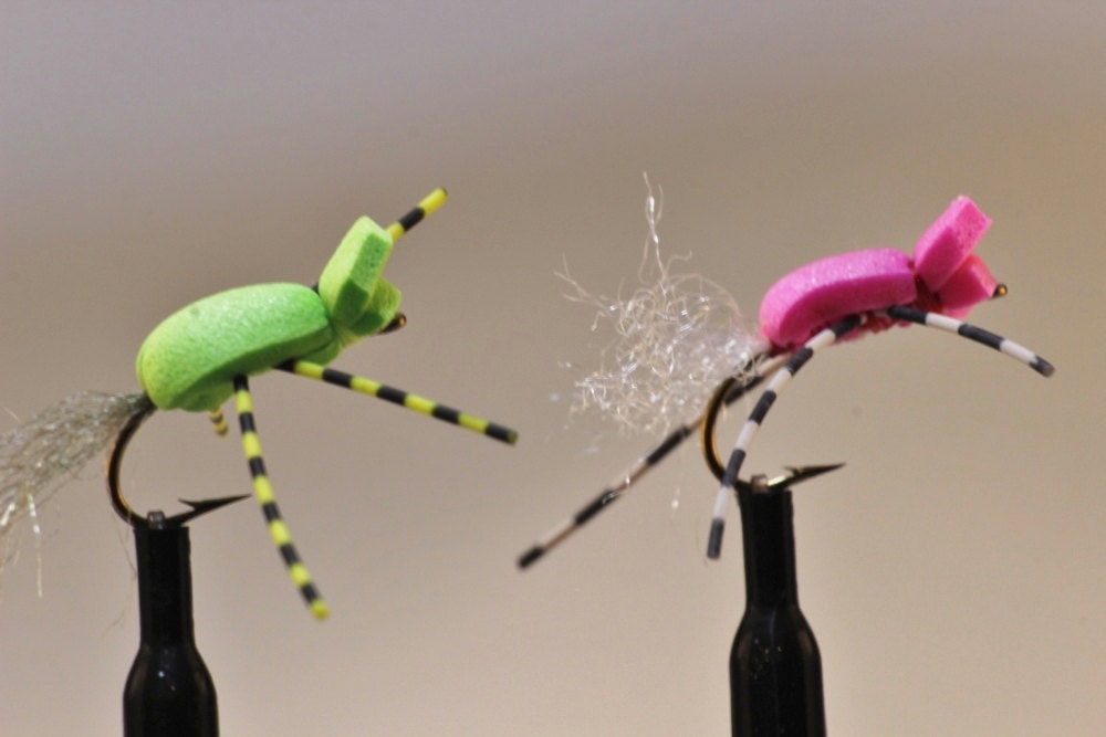 Gurgle Pop Flies 3 Pack Panfish Flies Fly Fishing Flies - Etsy