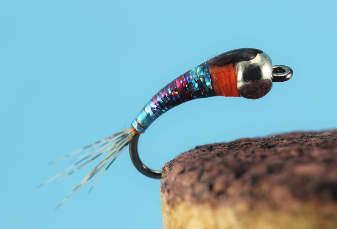 Rainbow Perdigon Nymph, Barbless Flies, 3 Pack Euro Nymphs, Trout Flies - Etsy UK