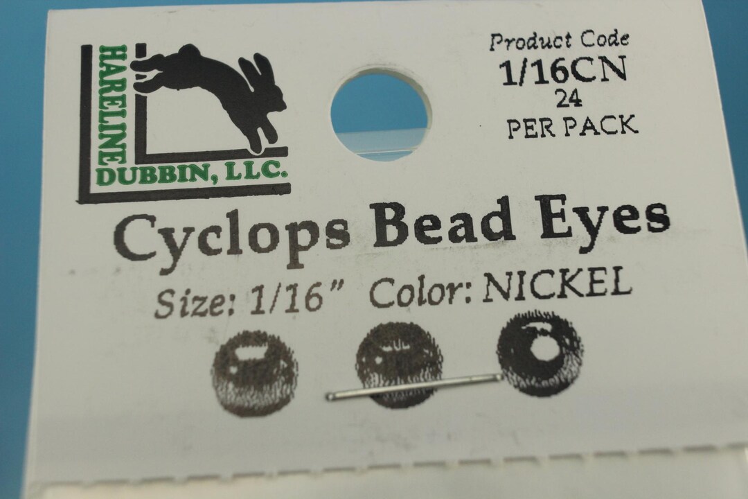Hareline Cyclops Brass Beads, Nickel, Assorted Sizes - Etsy