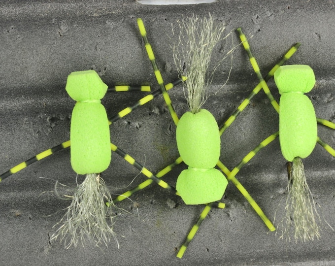 Gurgle Pop Flies, 3 Pack Panfish Flies, Fly Fishing Flies, Hand Tied ...