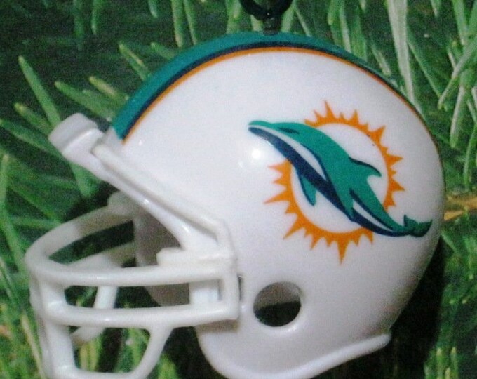 Miami Dolphins Football Helmet Ornament NFL UPIC 23 - Etsy