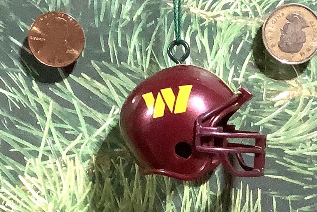 Washington Commanders Football Helmet Ornament NFL UPIC 24 - Etsy
