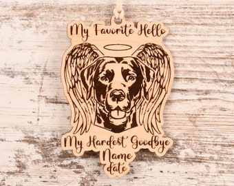 My Favorite Hello Pitbull Christmas Ornament or Mirror - Etsy