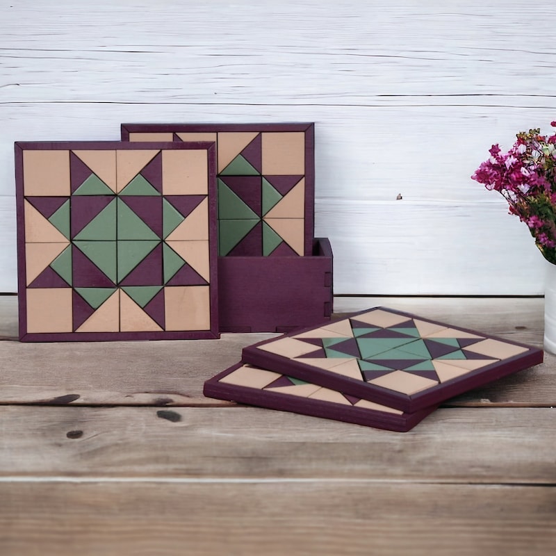 Quilt Coasters - Etsy