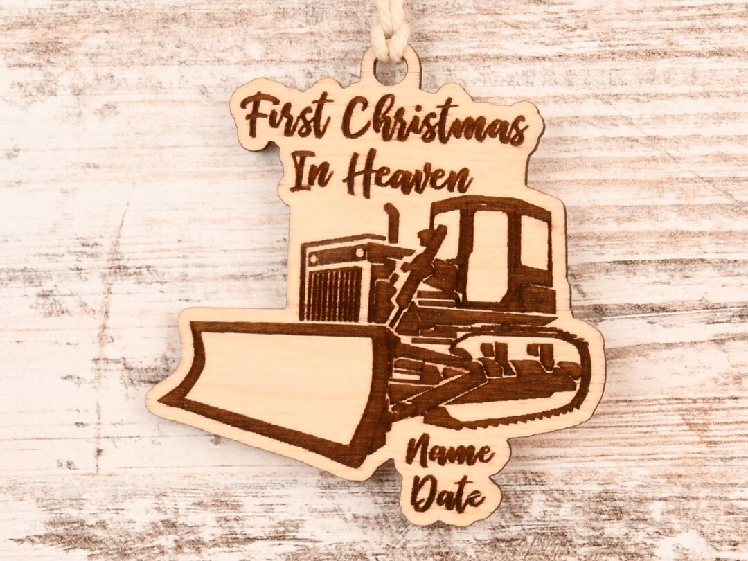 Bulldozer Christmas Ornament or Mirror Hanger bulldozer-001 - Etsy