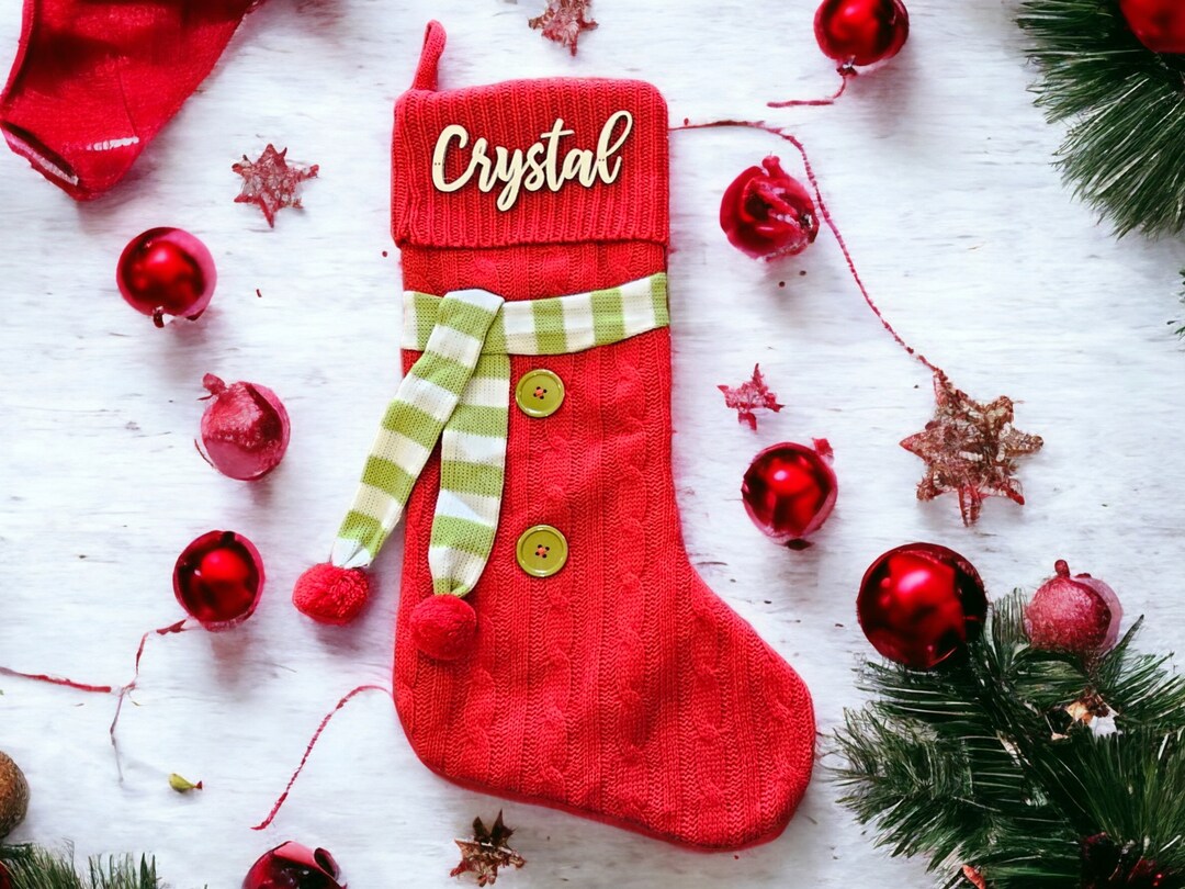 Personalized Stocking Name Label - Etsy