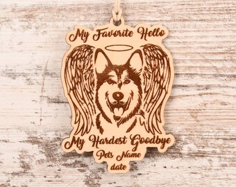 My Favorite Hello Pitbull Christmas Ornament or Mirror - Etsy