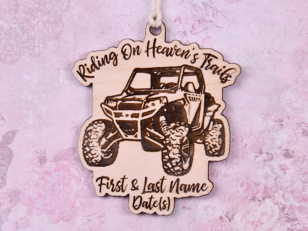 Side-by Side, UTV Christmas Ornament or Mirror Hanger sxs-001 - Etsy