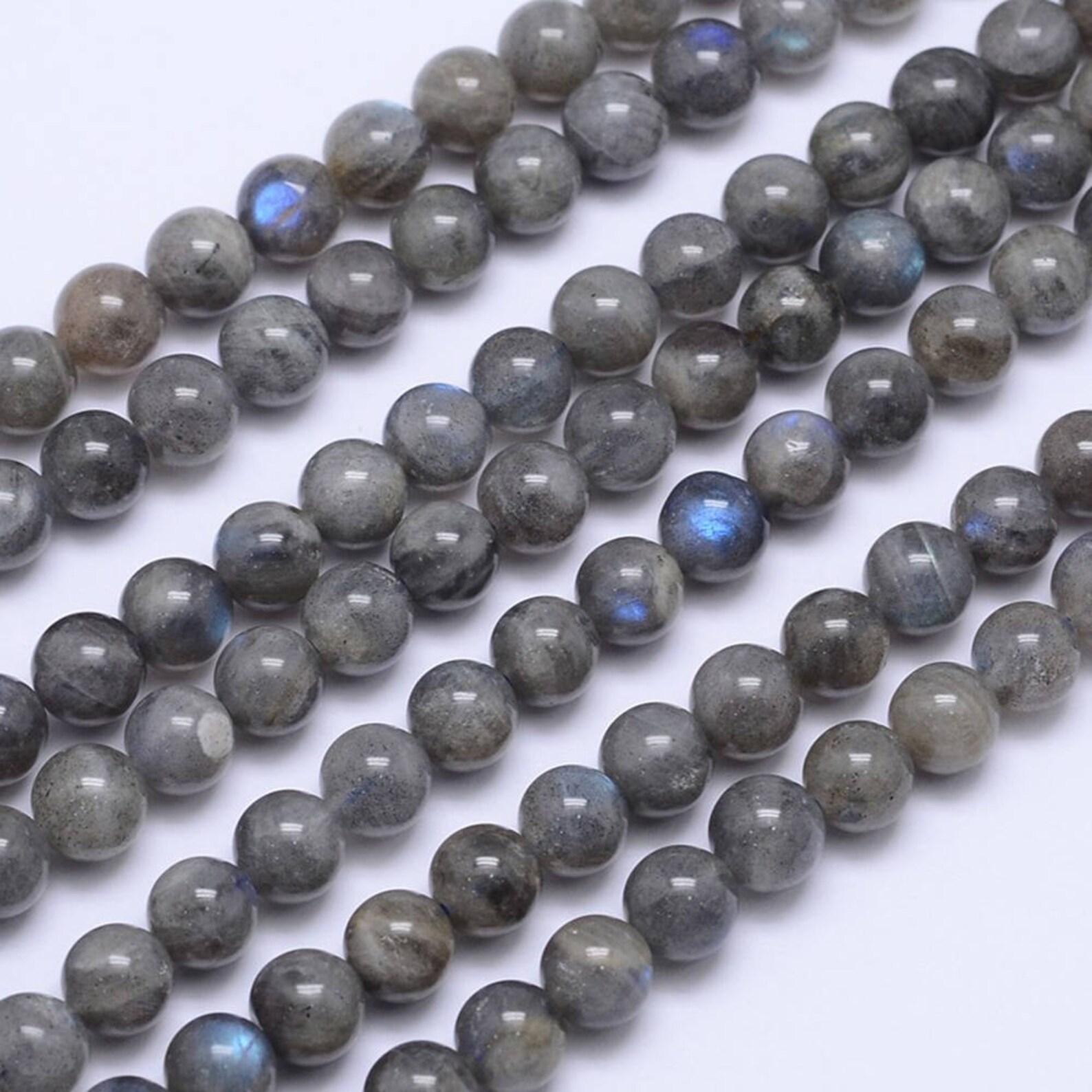 8mm Round Turquoise Apatite Slate Grey Labradorite White - Etsy