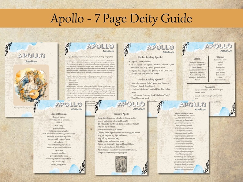 Apollo Worship Guide Greek God Info Pages for Hellenic Polytheism ...