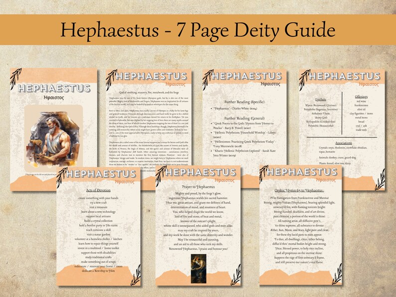 Hephaestus Worship Guide Greek God Info Pages for Hellenic Polytheism ...