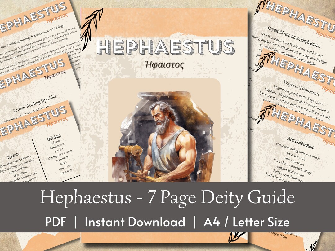 Hephaestus Worship Guide Greek God Info Pages for Hellenic Polytheism ...