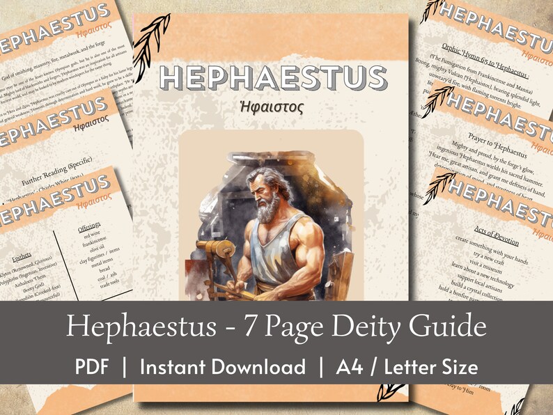 Hephaestus Worship Guide Greek God Info Pages for Hellenic Polytheism ...