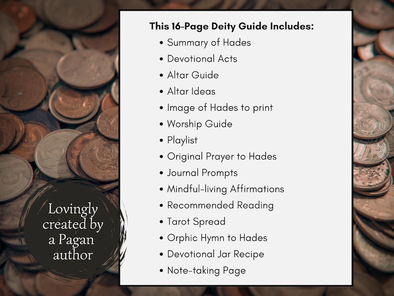Hades Worship Guide: Hellenic Paganism Starter Kit (printable PDF) - Etsy