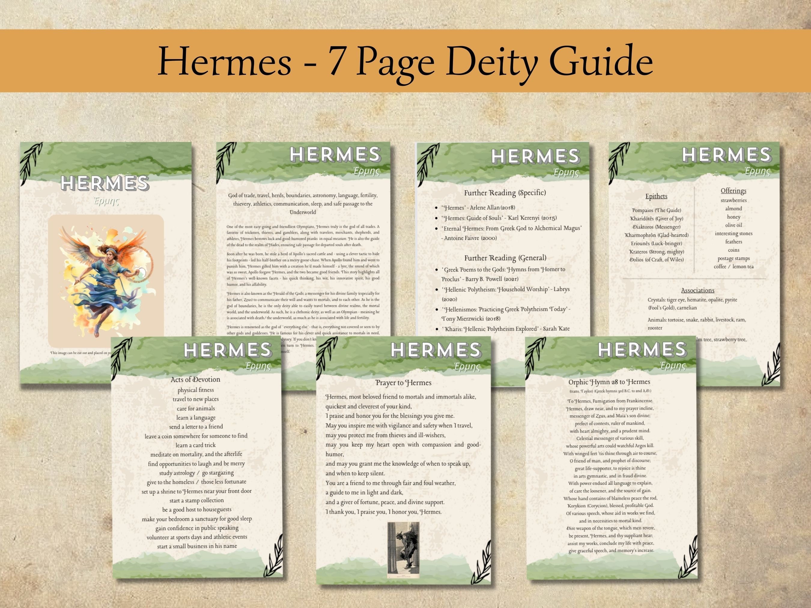 Hermes Worship Guide Greek God Info Pages for Hellenic Polytheism ...