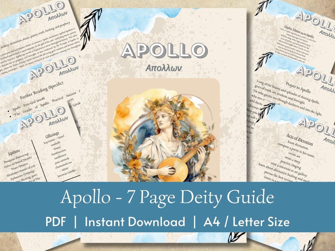 Apollo Worship Guide Greek God Info Pages for Hellenic Polytheism ...