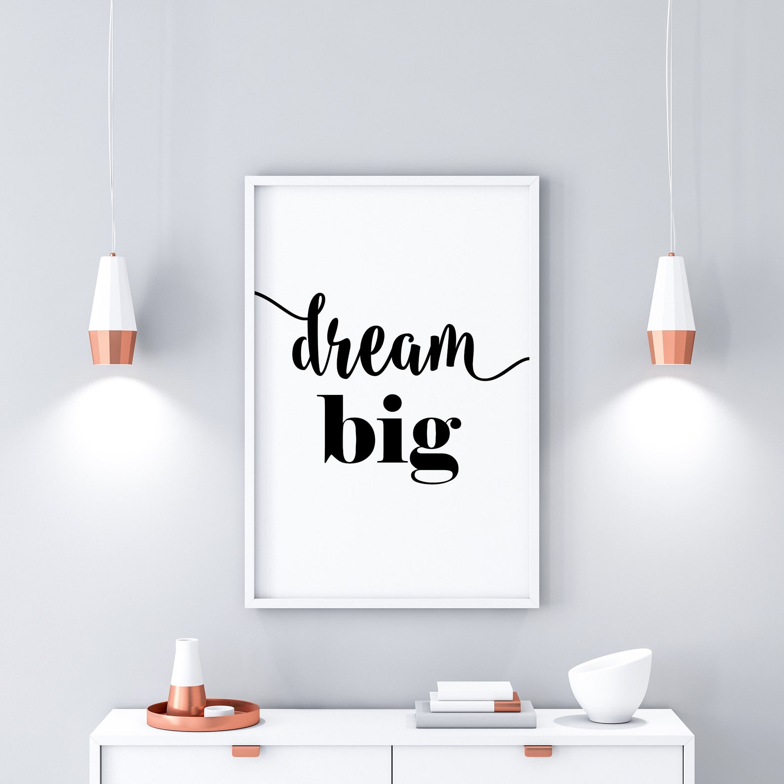 Dream Big Motivational Poster Quote Prints Inspirational Art - Etsy