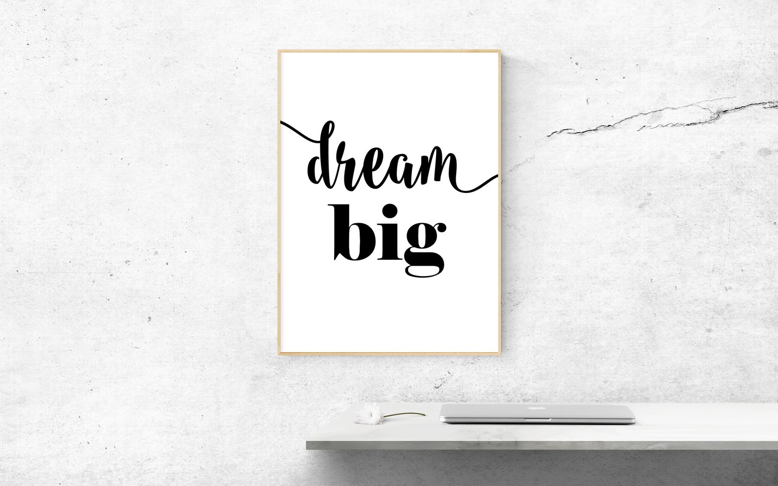 Dream Big Motivational Poster Quote Prints Inspirational Art - Etsy