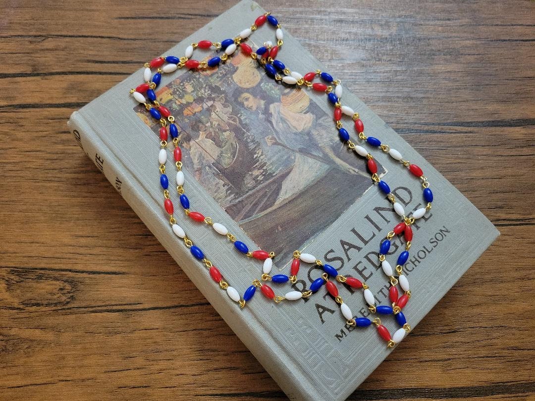 Handmade Patriotic Necklace, Made in America, Handmade in America ...