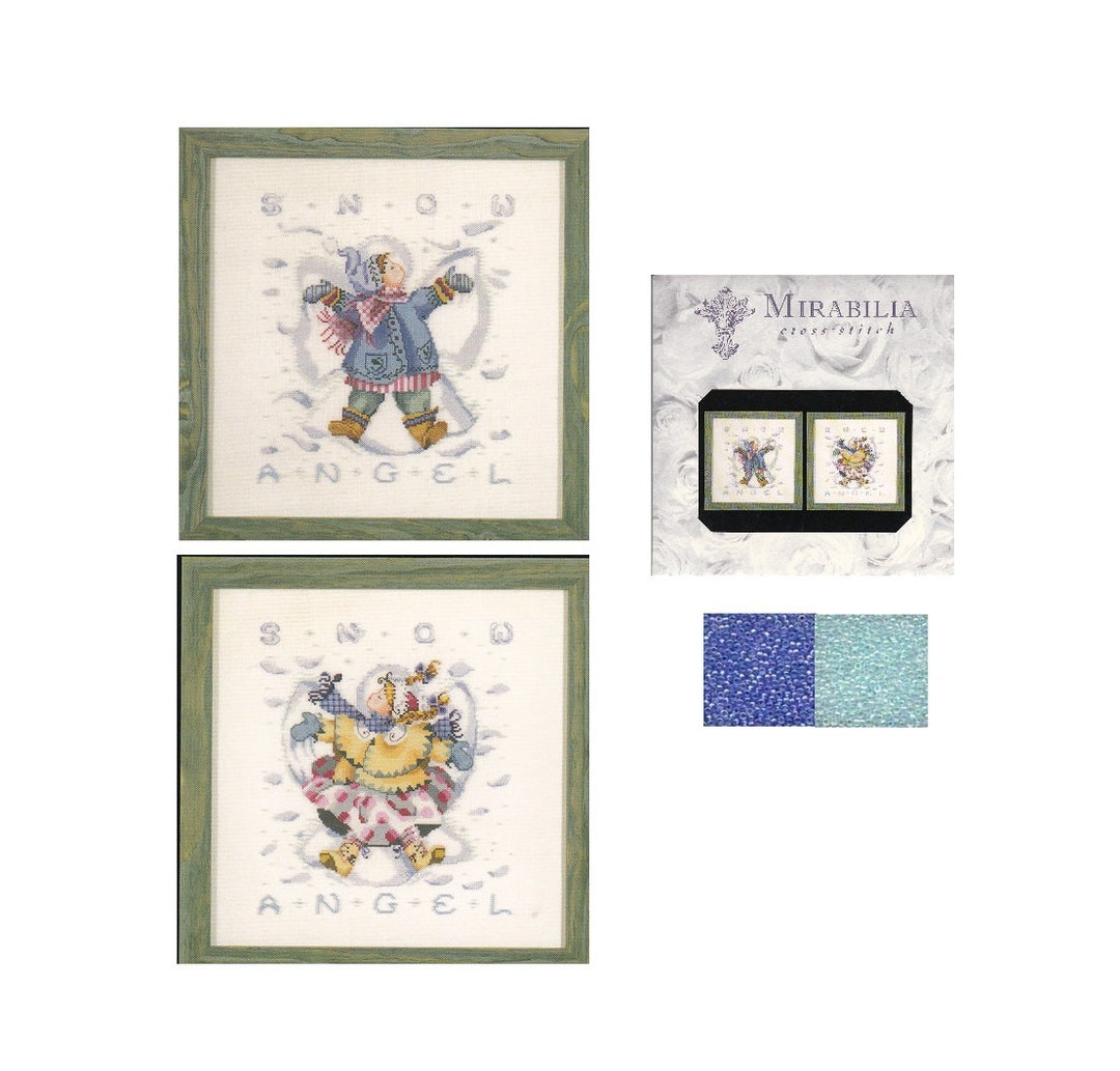 MIRABILIA Cross Stitch PATTERN & EMBELLISHMENT Packs Giggles in the ...