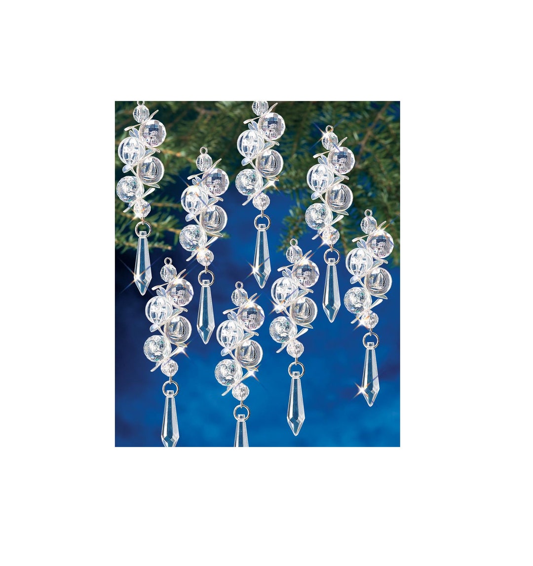 The Beadery Beaded Christmas Ornament Craft Kit 7445 Irridescent ...