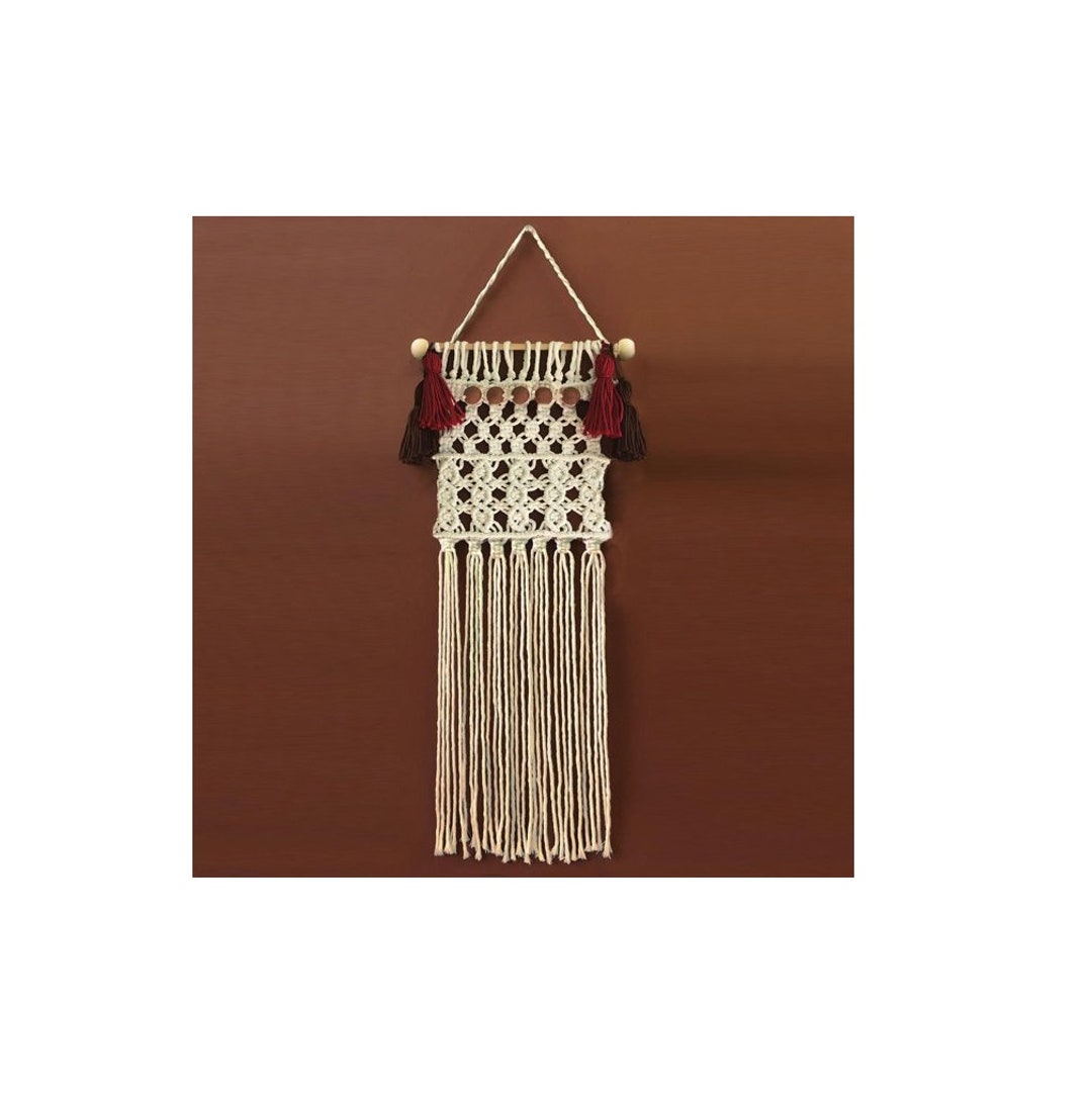 Learn to Macrame Zenbroidery Kit Wall Hanging SEDONA 8" X 24" - Etsy