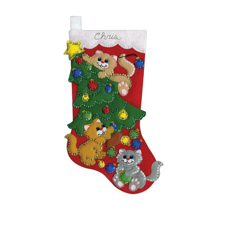 Stocking Applique - Etsy