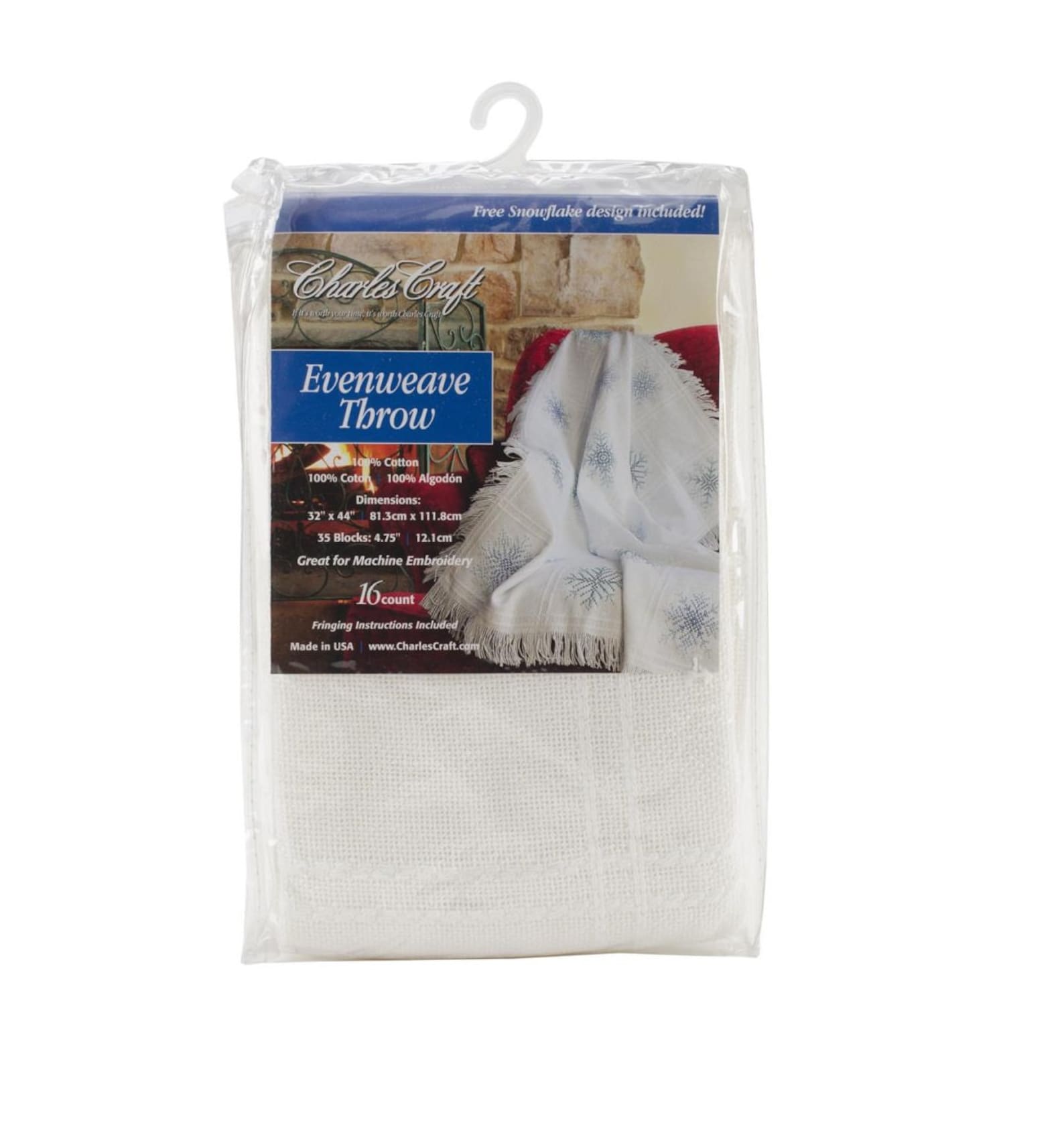 Charles Craft Blank for Cross Stitch 16ct Evenweave Throw - Etsy