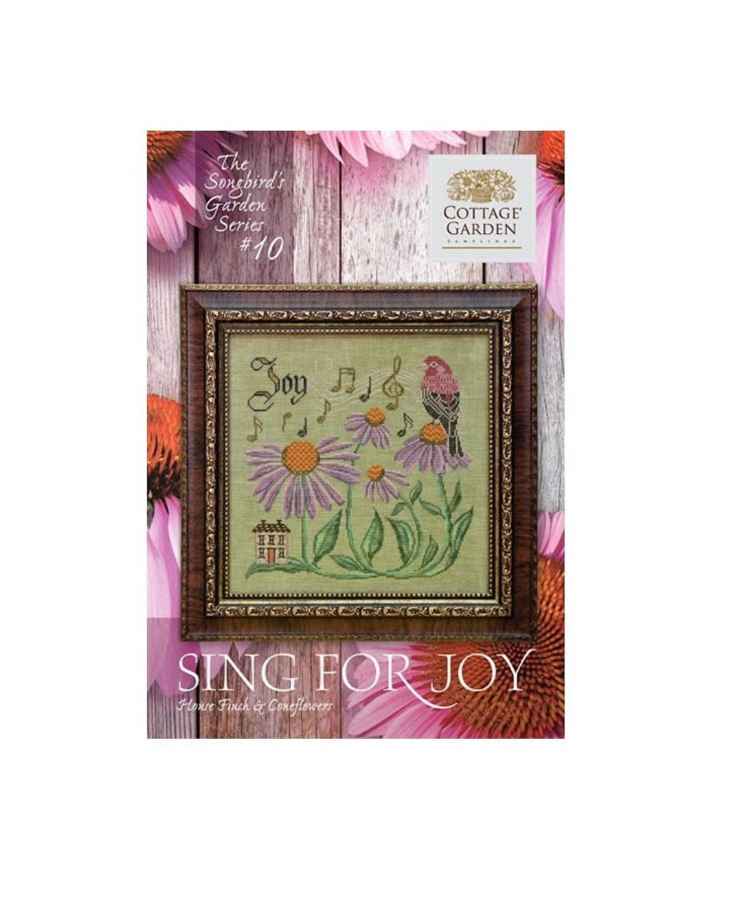 Cottage Garden Samplings Cross Stitch Pattern Chart Songbird's Garden ...