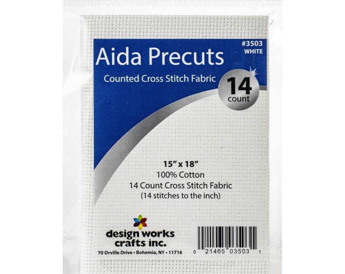 Design Works 14 Ct Aida Cloth Cross Stitch Fabric 15 X | Etsy