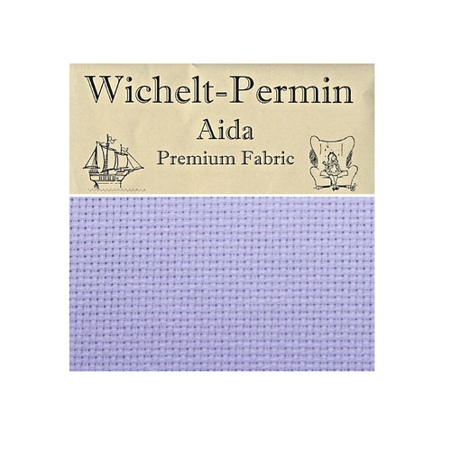 AIDA 14 Count Peaceful Purple Fabric Cross Stitch Fabric - Etsy