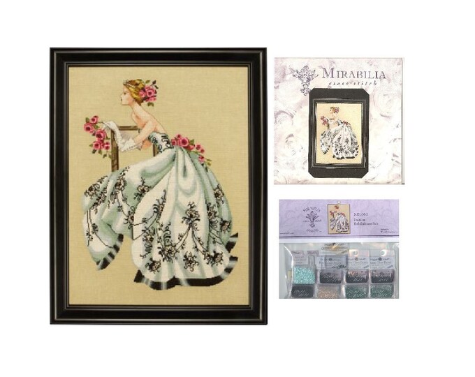 MIRABILIA Cross Stitch PATTERN & EMBELLISHMENT Pack Sabrina MD106 - Etsy