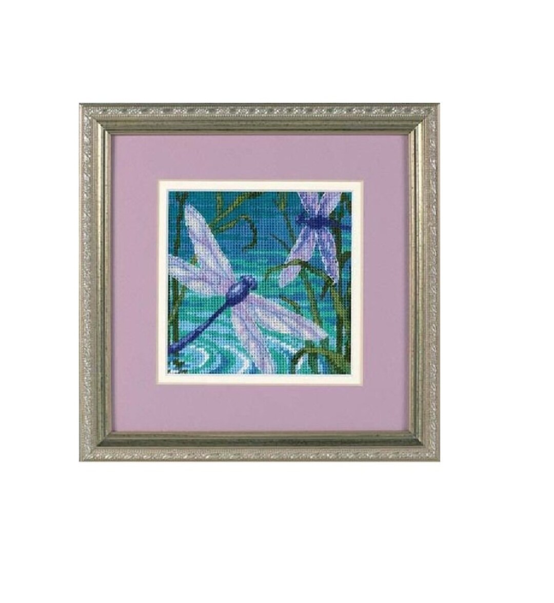 DIMENSIONS Needlepoint Stitch Kit DRAGONFLY PAIR 5 X - Etsy