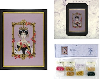 MIRABILIA Cross Stitch PATTERN & EMBELLISHMENT Pack Snow Queen - Etsy