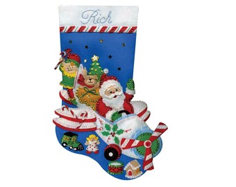 Christmas Stocking Applique | Etsy